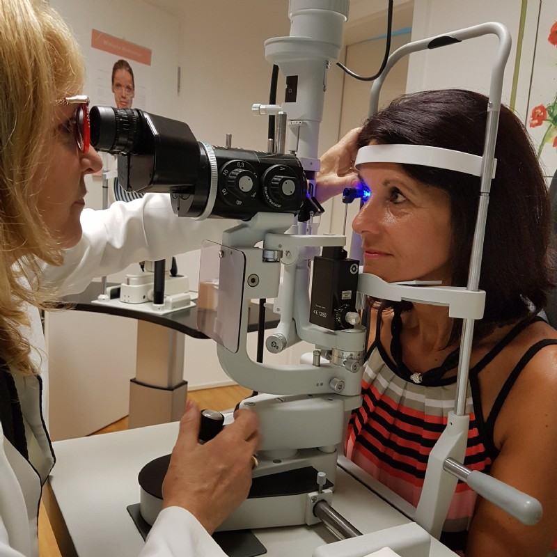 Untersuchungen in der Augenarztpraxis, Hausmannstätten