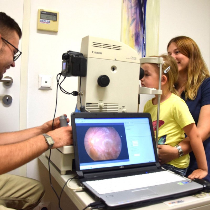 Untersuchungen in der Augenarztpraxis, Hausmannstätten