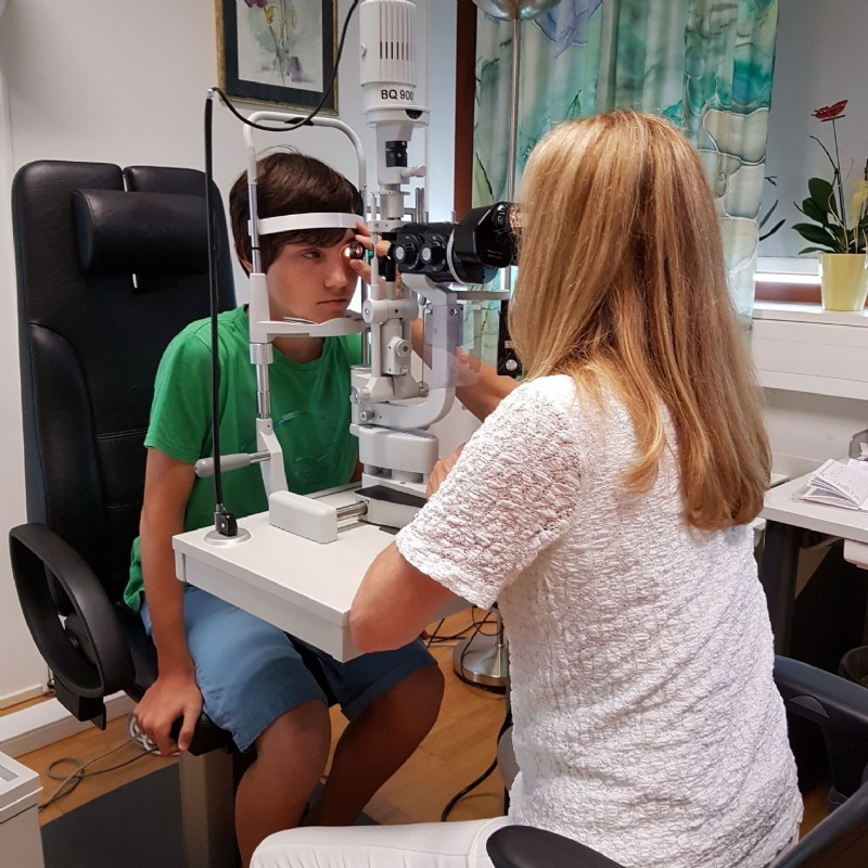 Untersuchungen in der Augenarztpraxis, Hausmannstätten